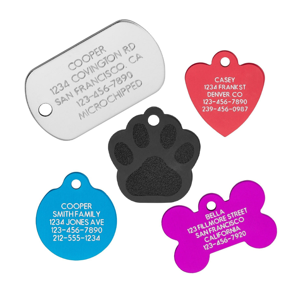 Bulk Discount Dog Tags - Deep Engraved - Quantity Pricing! – Love Your Pets