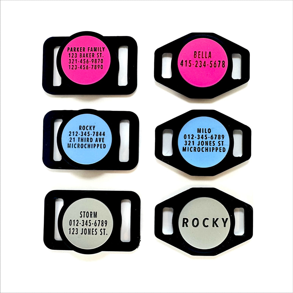 Soundless AirTag Collar ID Tag – Love Your Pets