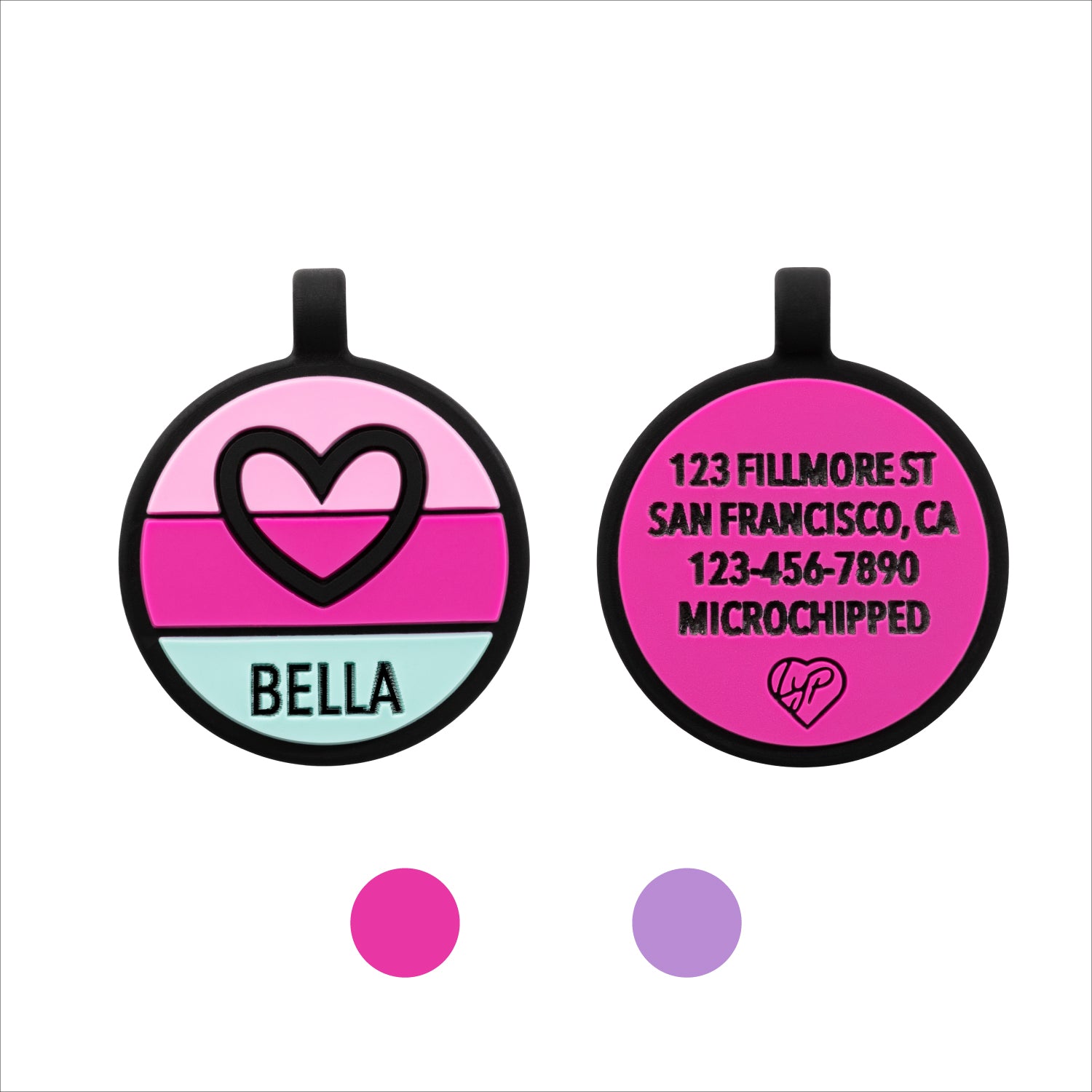 Soundless Heart Pet Tag - Silicone - Fast Shipping - Love Your Pets