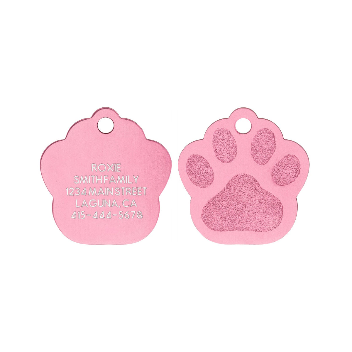 Classic Paw Dog Tag & Cat - Aluminum - Fast Shipping - Love Your Pets