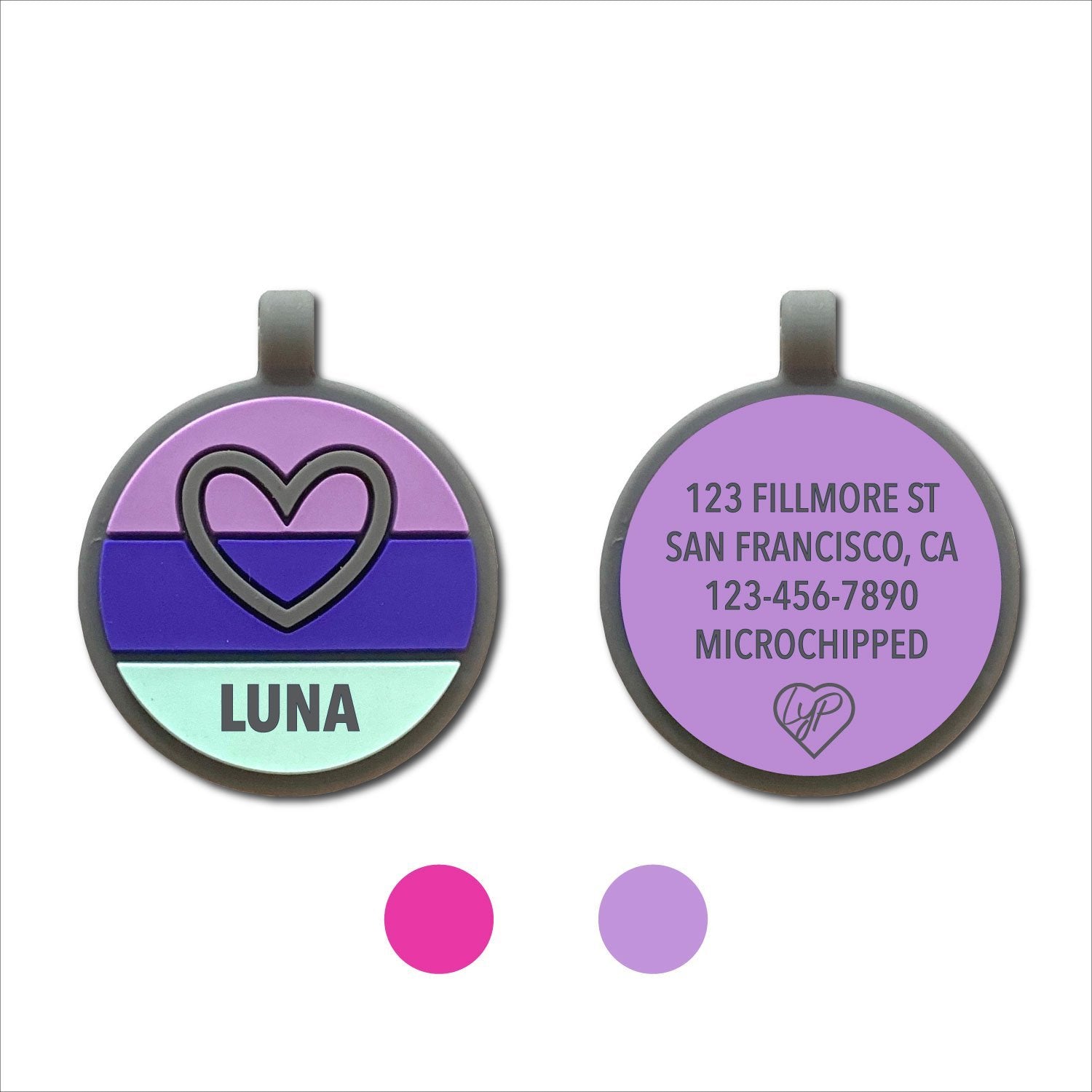 Soundless Heart Pet Tag - Silicone - Fast Shipping - Love Your Pets